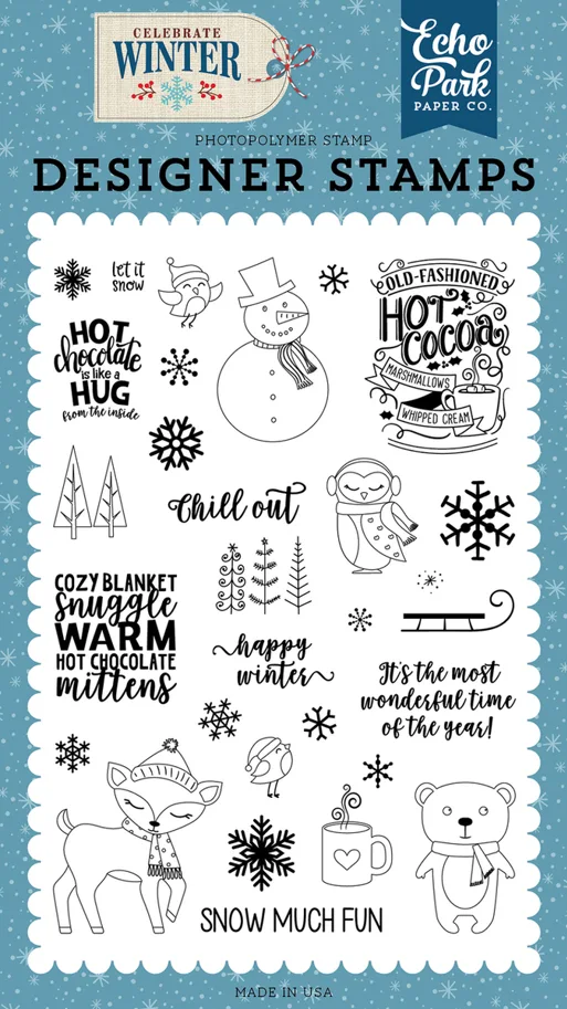 Clear Stempel-Happy Winter Lilly-Art