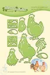 Lea'bilities Rooster & hen Lilly-Art