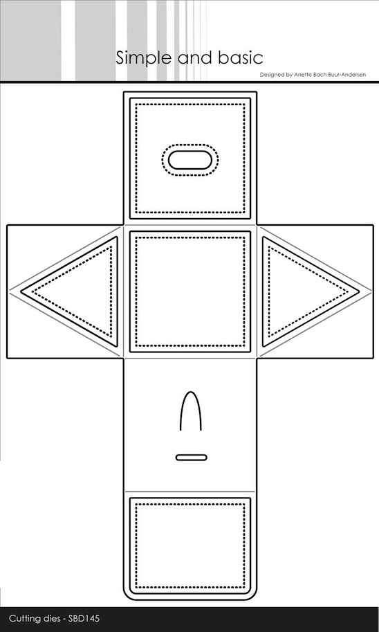 Simple and Basic Little Box Cutting Dies Lilly-Art
