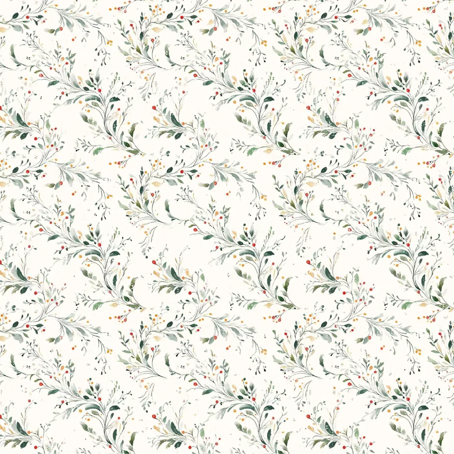 Lilly-Art Designpapier Winter Branches Lilly-Art