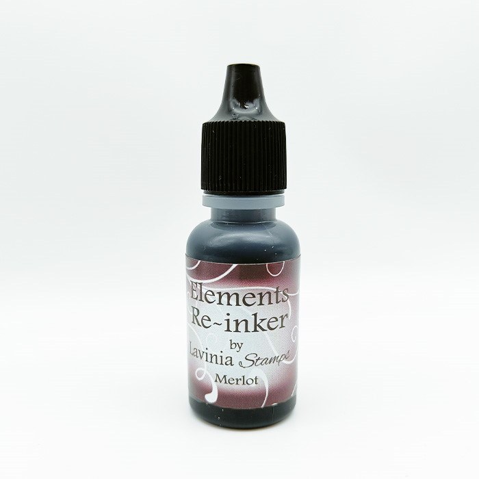 Lavinia Stamps - Elements Re-Inker - Merlot Lilly-Art